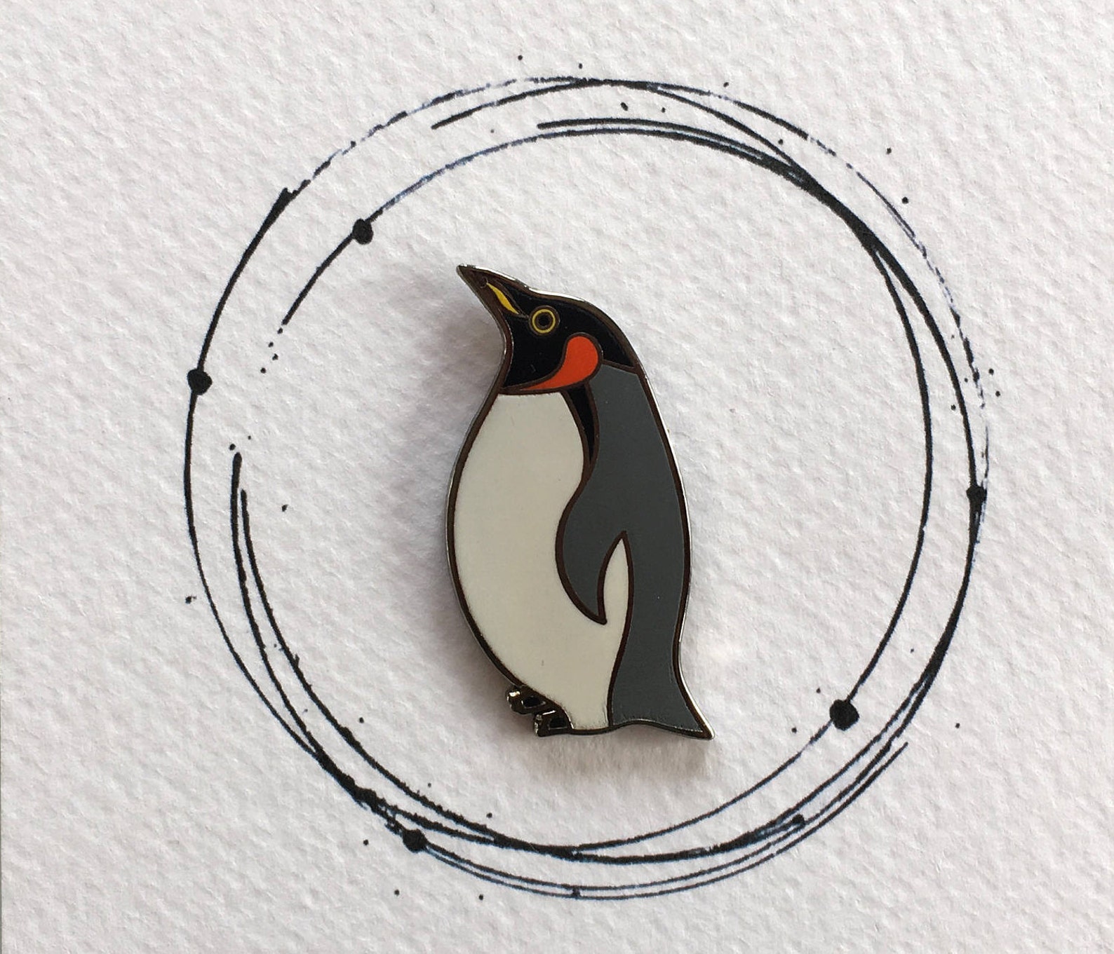 Emperor Penguin Enamel Pin Penguin Pin Badge Penguin Enamel - Etsy