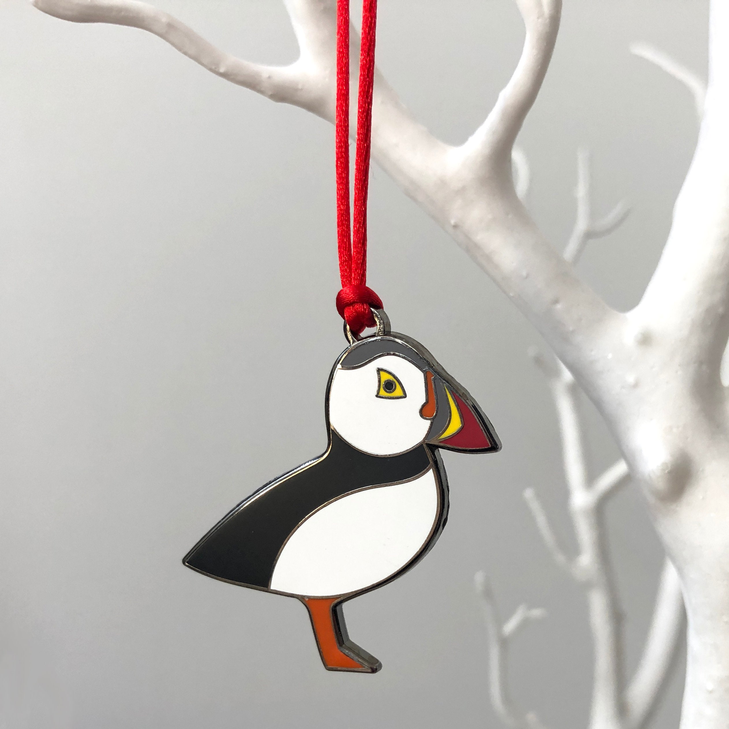 Puffin Christmas Decoration Puffin Hanging Decoration Puffin - Etsy UK