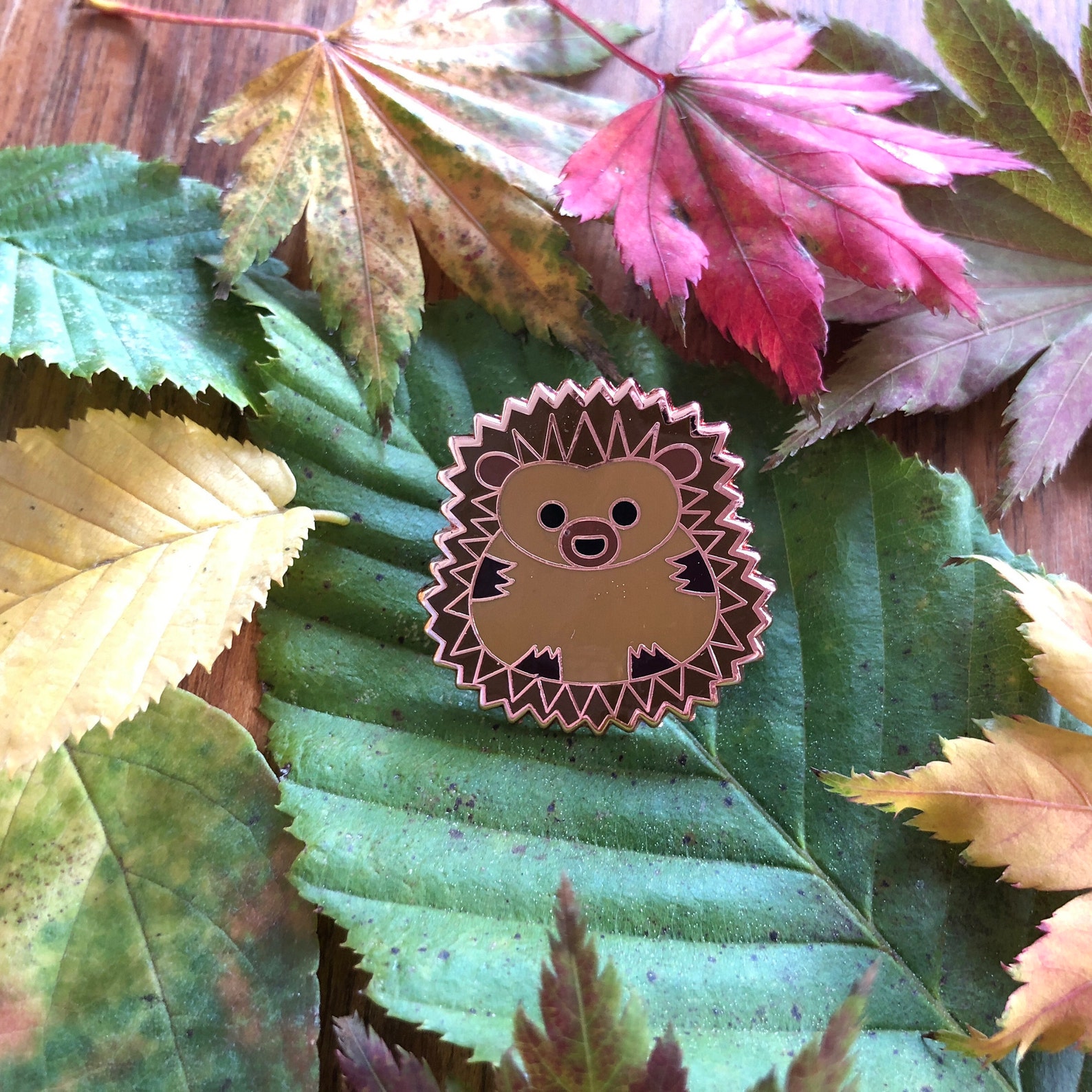 Hedgehog Pin Badge Hedgehog Enamel Pin Hedgehog Lover Gift - Etsy
