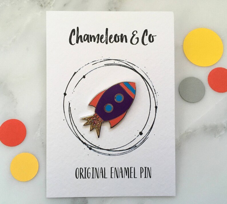 Rocket Pin Rocket Enamel Pin Rocket Pin Badge Rocket - Etsy UK