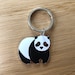 Panda Keyring, Panda Key Chain, Panda Accessory, Panda Gift - Etsy UK