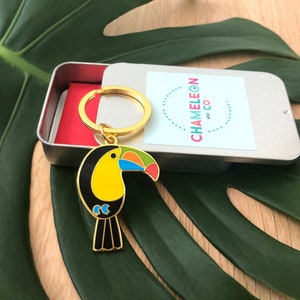 Toucan Keyring, Toucan Keychain, Toucan, Toucan Accessory, Tropical ...
