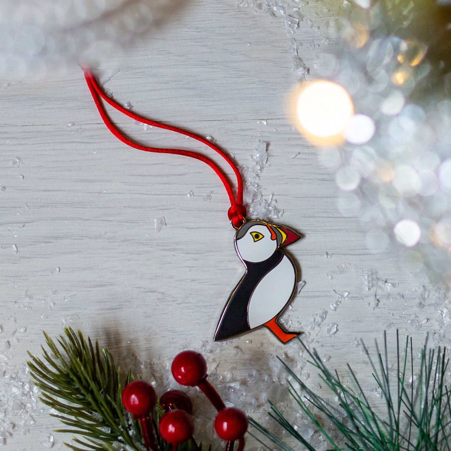 Puffin Christmas Decoration Puffin Hanging Decoration Puffin - Etsy UK