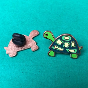 Turtley Awesome Pin Badge Awesome Pin Turtle Pin Turtle Enamel Pin Gift ...