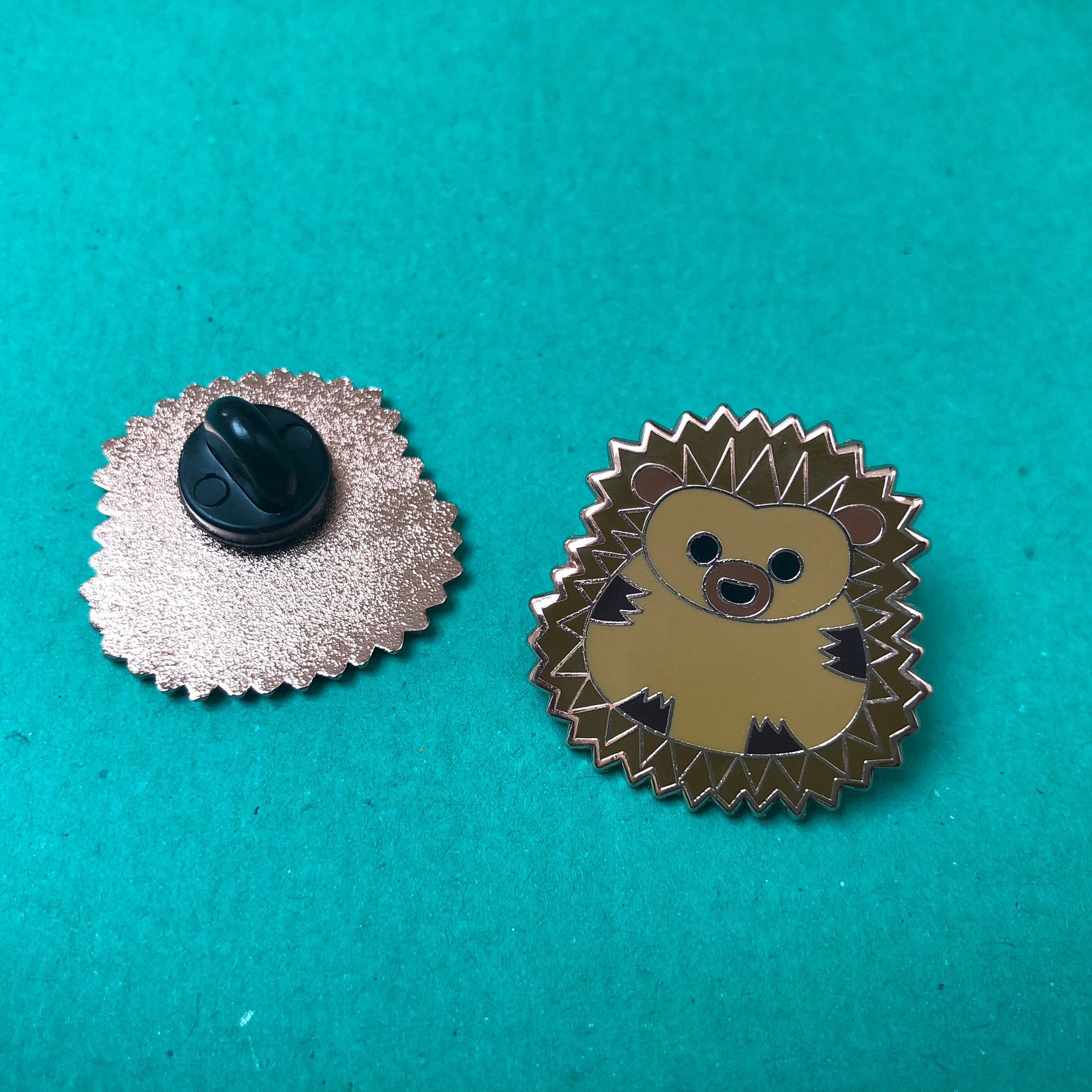 Sending Hedgehugs Hedgehog Pin Badge Hedgehog Gift Gift for - Etsy