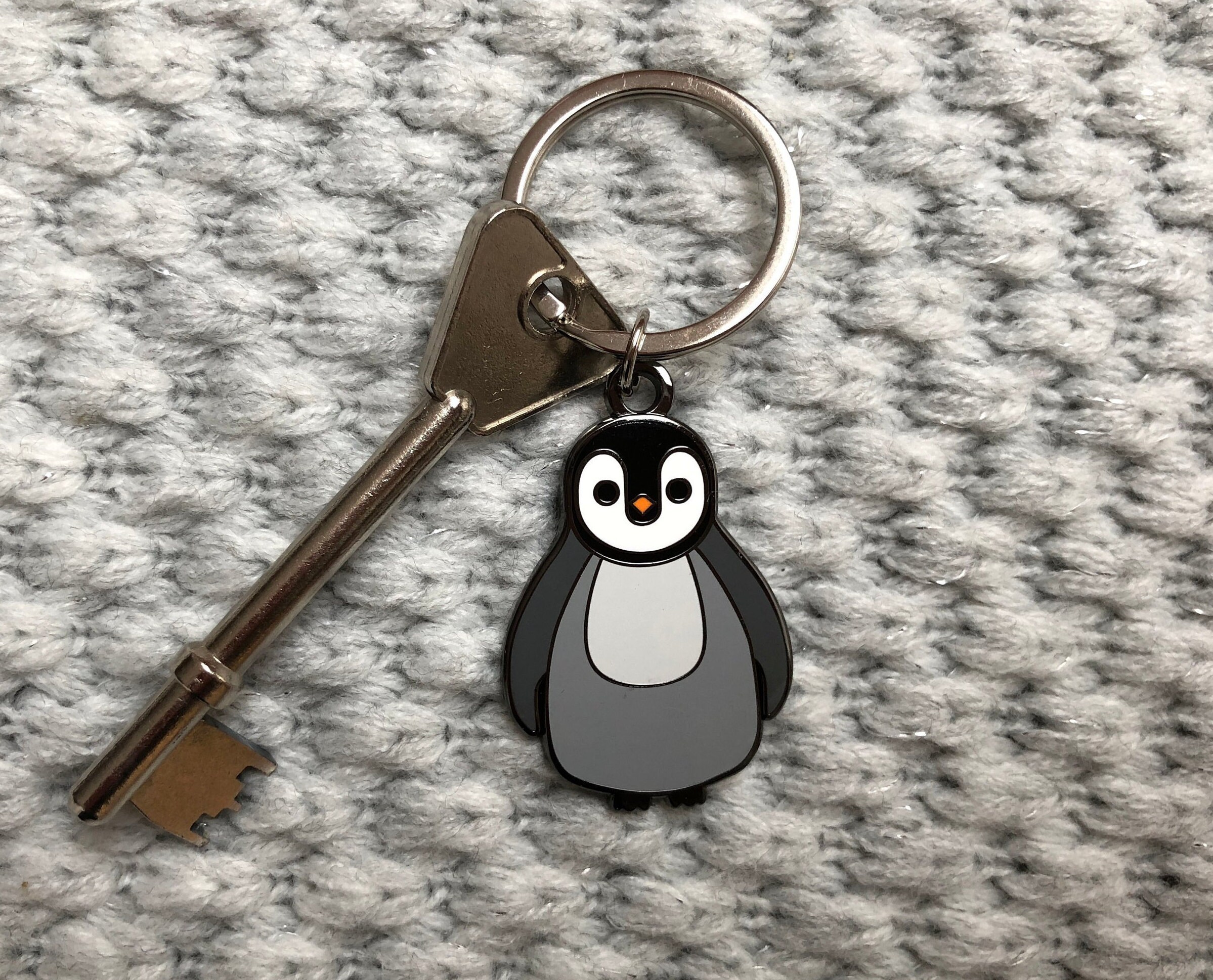 Penguin Keyring Penguin Key Ring Cute Keyring Animal - Etsy UK
