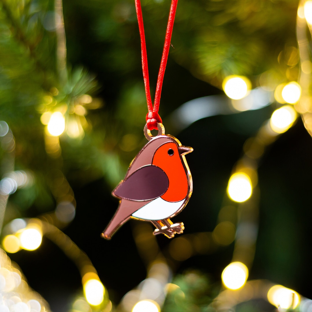Robin Christmas Decoration, Robin Hanging Decoration, Robin Christmas ...