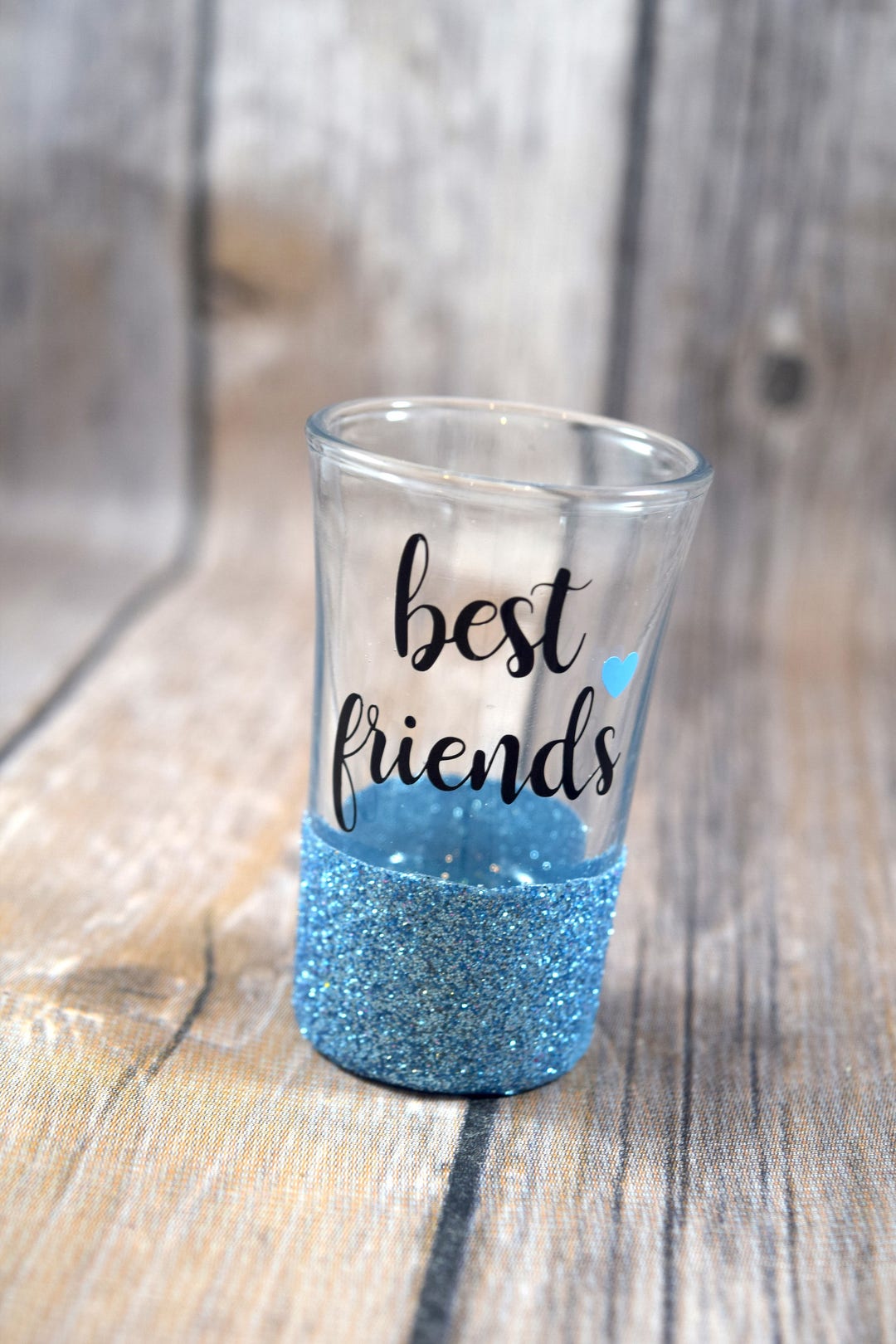 Best Friend Gift, Best Friends, Best Friend Shot Glass, Glitter Shot ...