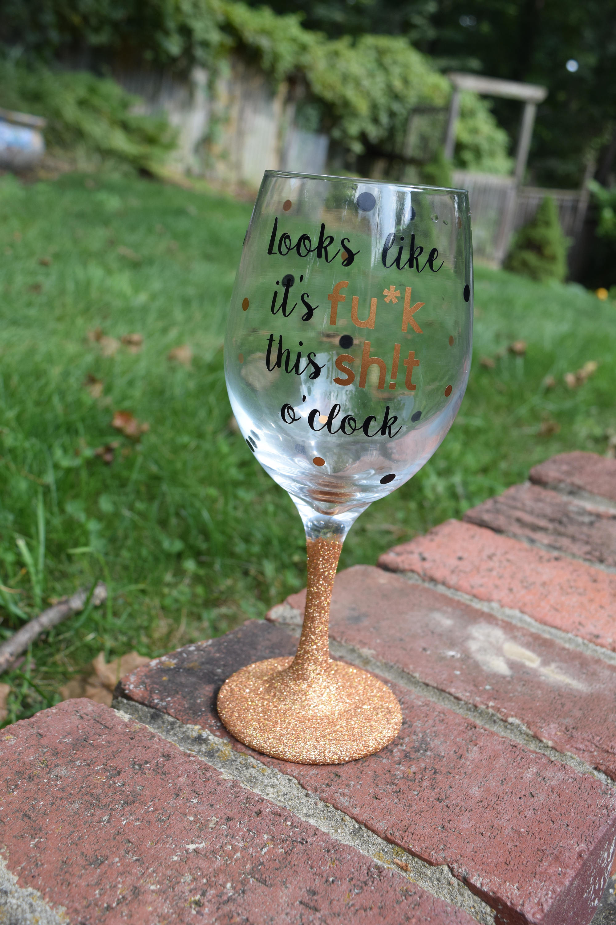 Coworker T Funny Wine Glass Funny Wine T Glitter Wine Etsy