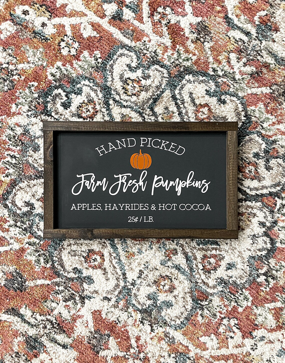 Reversible Fall Christmas Sign | Fall Sign | Double Sided Sign | Fall ...