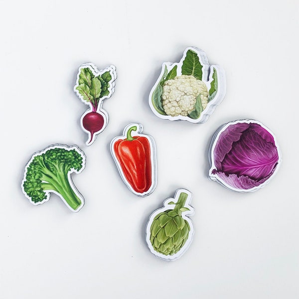Vegetable Magnet - Etsy