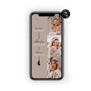 2023 Graduation Announcement Template, Editable Graduation Card, Class ...