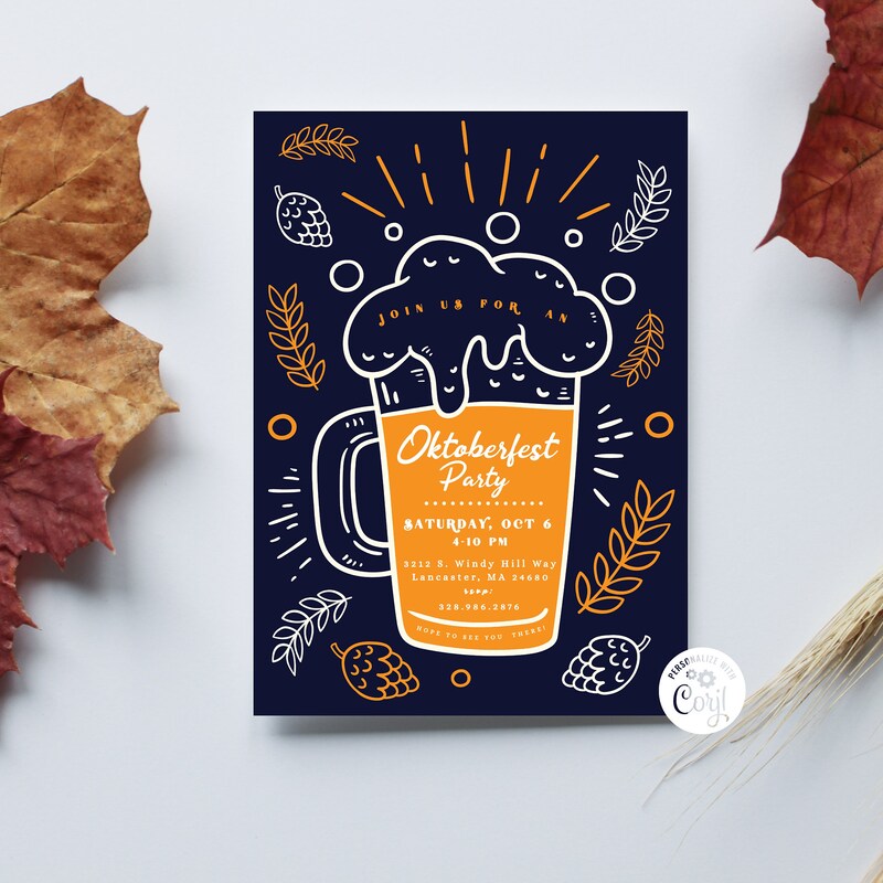 Oktoberfest Invitation - Etsy