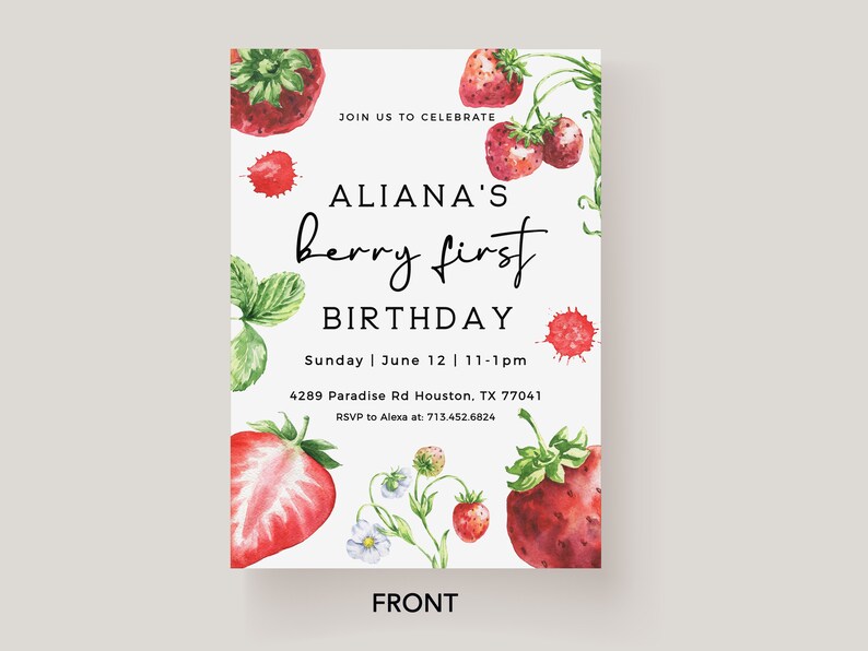 Turning One Birthday Party Invitation Template Digital - Etsy