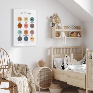 My Feelings Print, Emotions Emojis, Kids Expressions, Feeling Chart ...