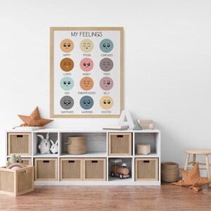 My Feelings Print, Emotions Emojis, Kids Expressions, Feeling Chart ...