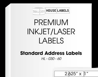 Proline® 100 Sheets 3000 Labels Same Size as 5160 30UP 30 Labels per ...