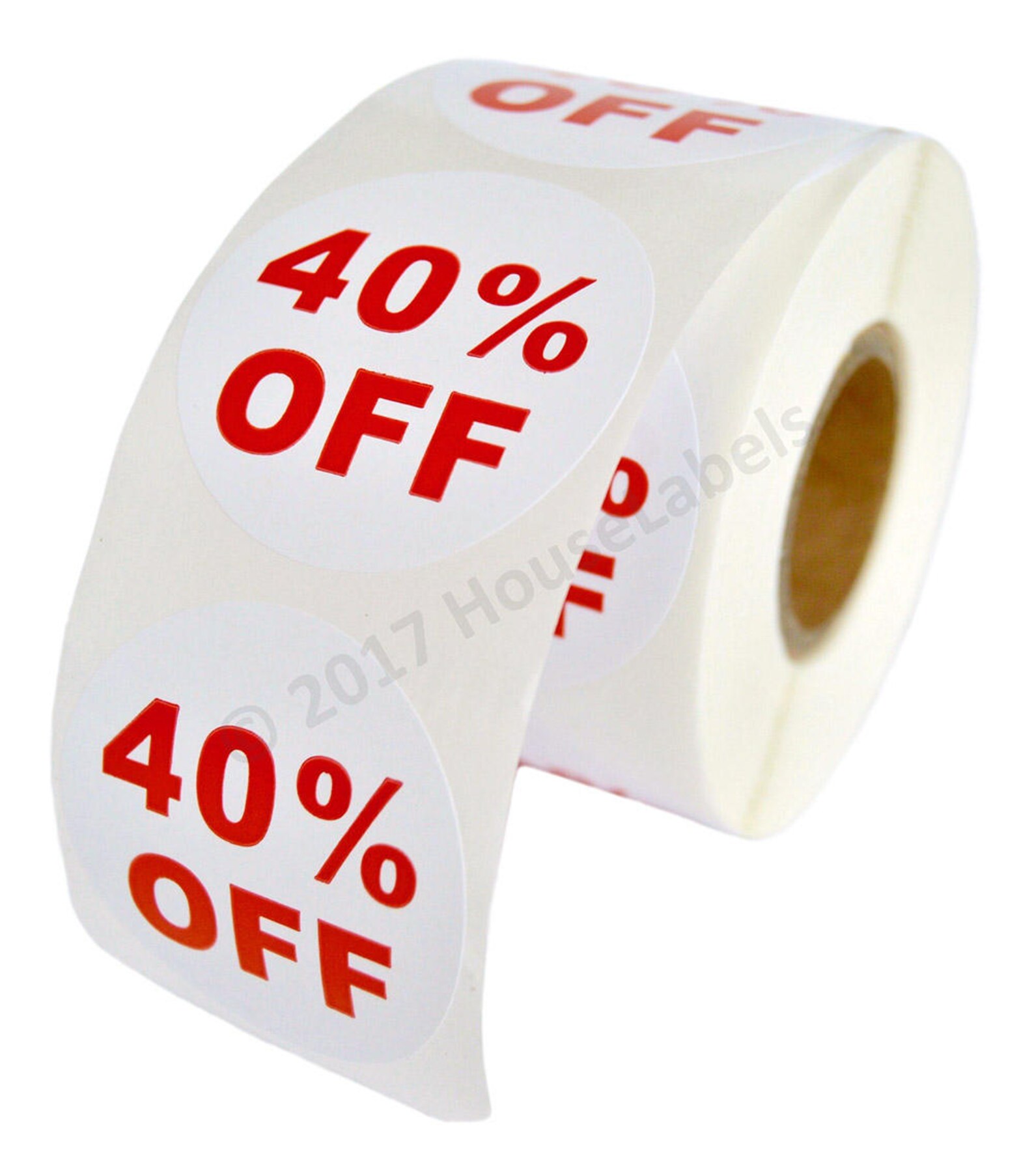 40% OFF DISCOUNT LABELS / Stickers 500 Labels/roll | Etsy