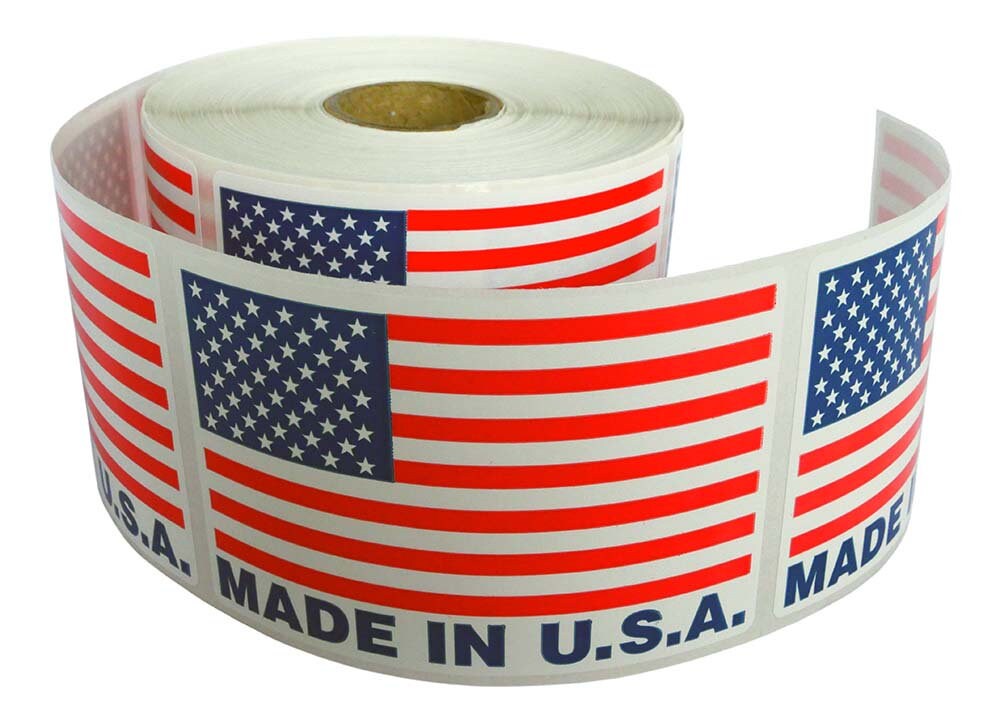 MADE IN USA Labels / Stickers 2x3 2 X 3 1 | Etsy