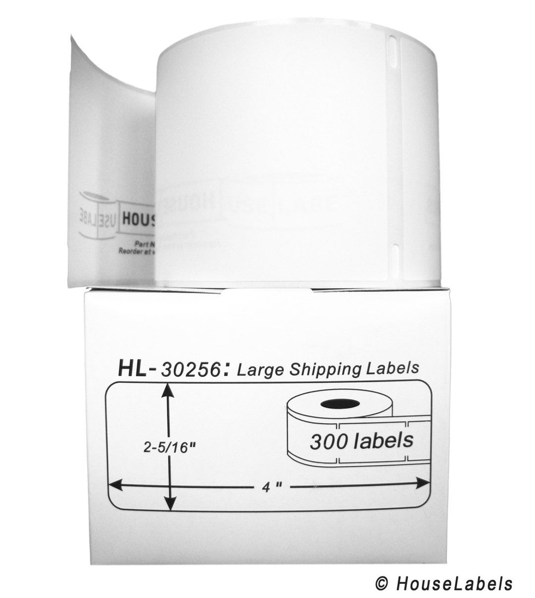DYMO Compatible LW 30256 Address/shipping Labels 2-5/16 X 4 6 Rolls of ...