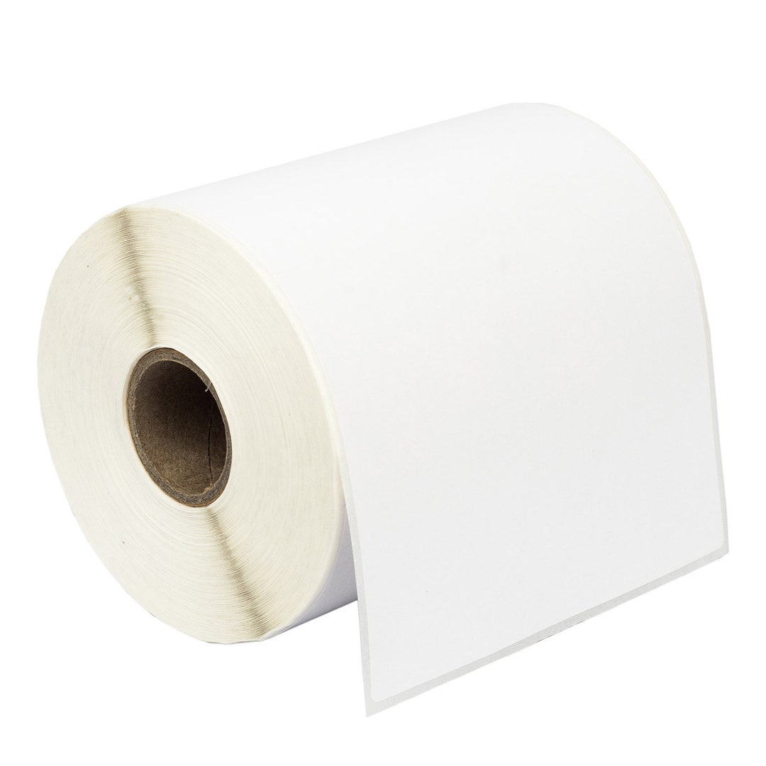 1 Roll 250 WHITE FREEZER Labels per Roll, Zebra Rollo Compatible 4 X 6 ...