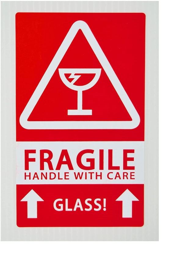 Fragile Glass Sign