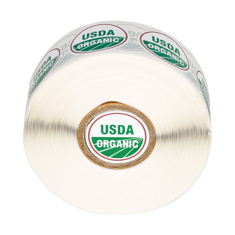 USDA ORGANIC Labels / Stickers - (3) Rolls of 1000 (3000 Labels) - 1 ...