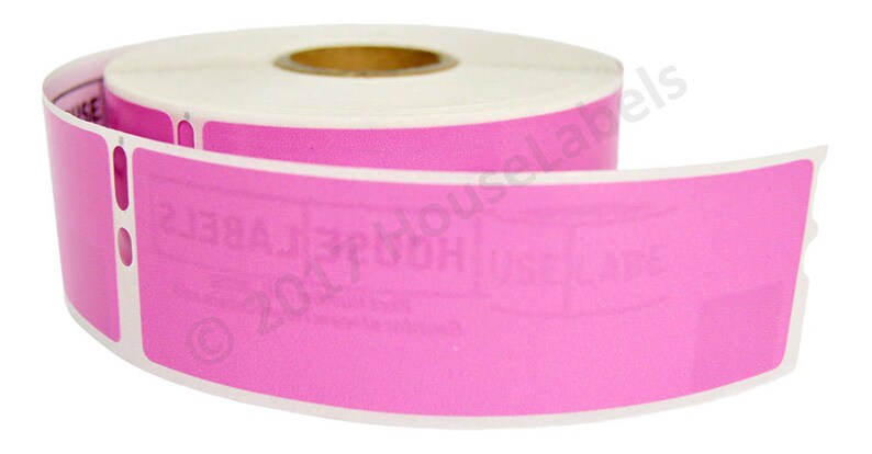 DYMO Compatible Lw 30252 COLOR Direct Thermal PINK Address Labels (1-1/ ...