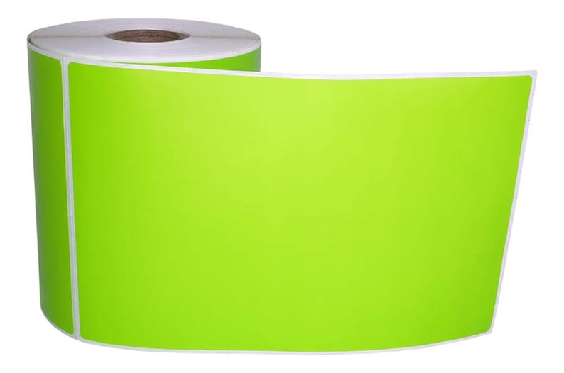 40 Rolls 250 GREEN Labels per Roll, Zebra Eltron Compatible 4 X 6 ...