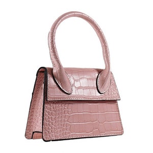 Mini Croc Bag With Monogram - Etsy UK