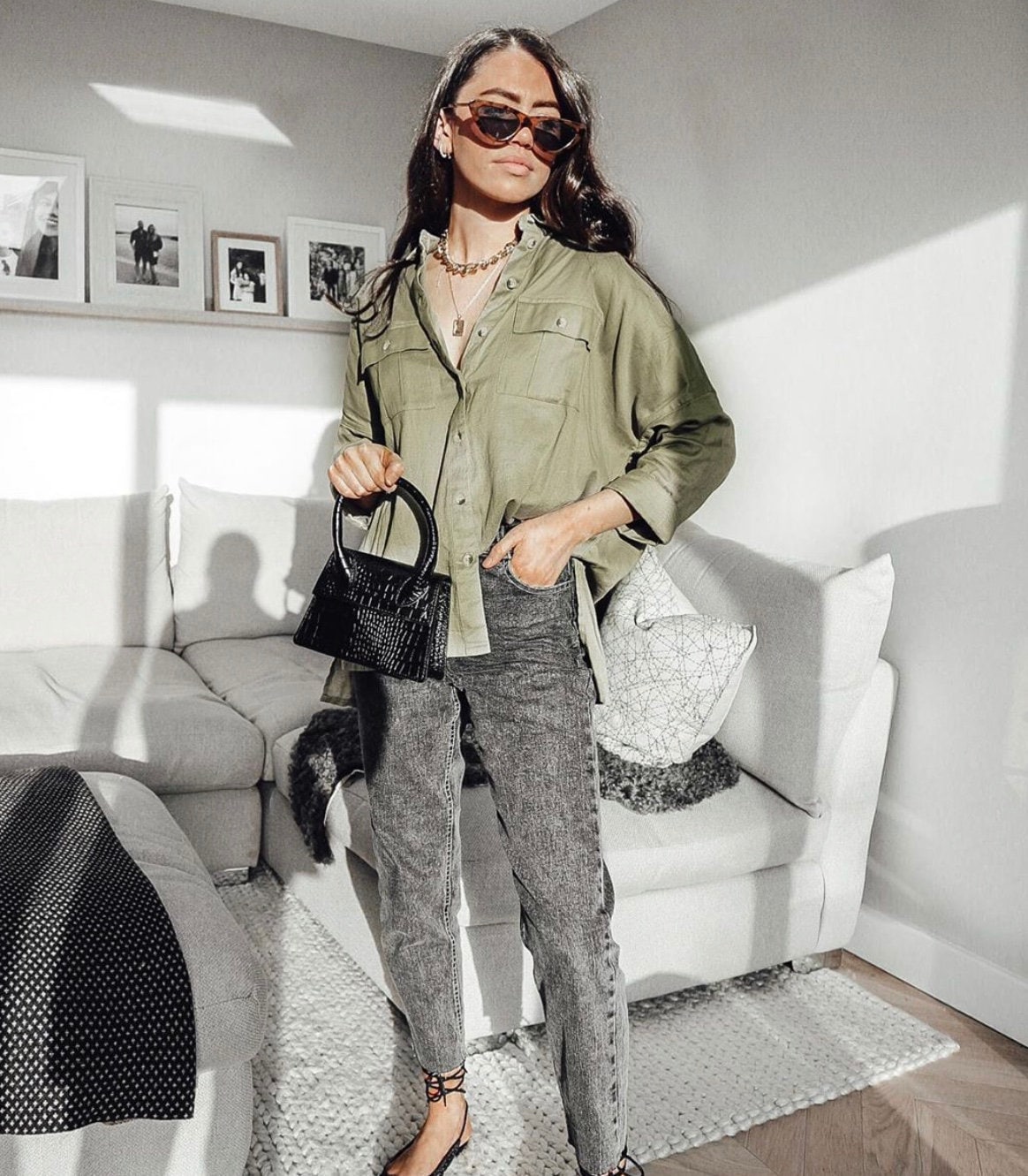 Mini Croc Bag With Monogram - Etsy UK