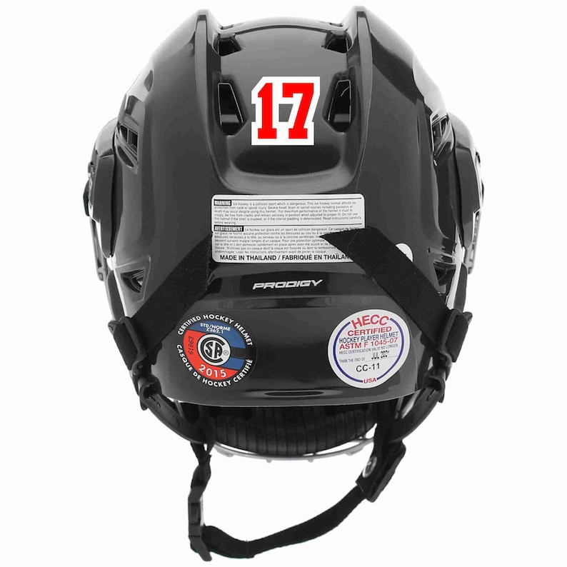 Hockey Helmet Decals (2 Pack) - Etsy