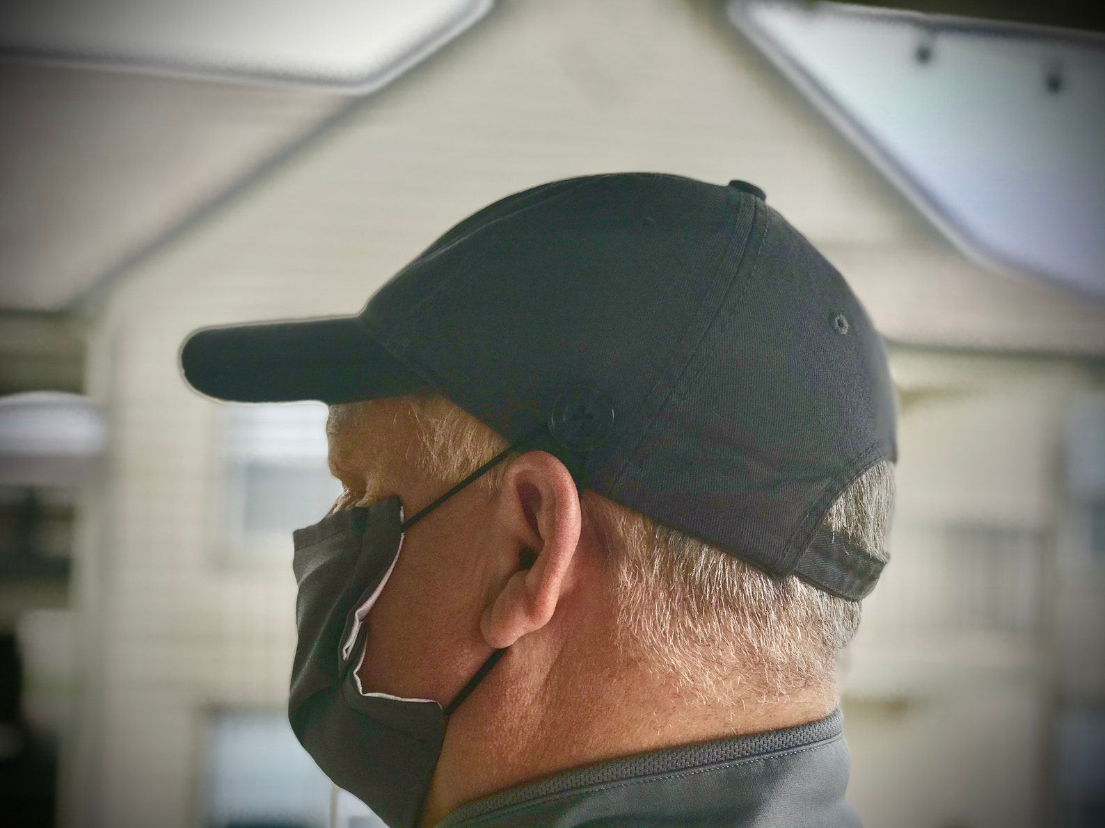 Face Mask Hat-ear Relief-unisex Hat With Buttons DOES NOT | Etsy