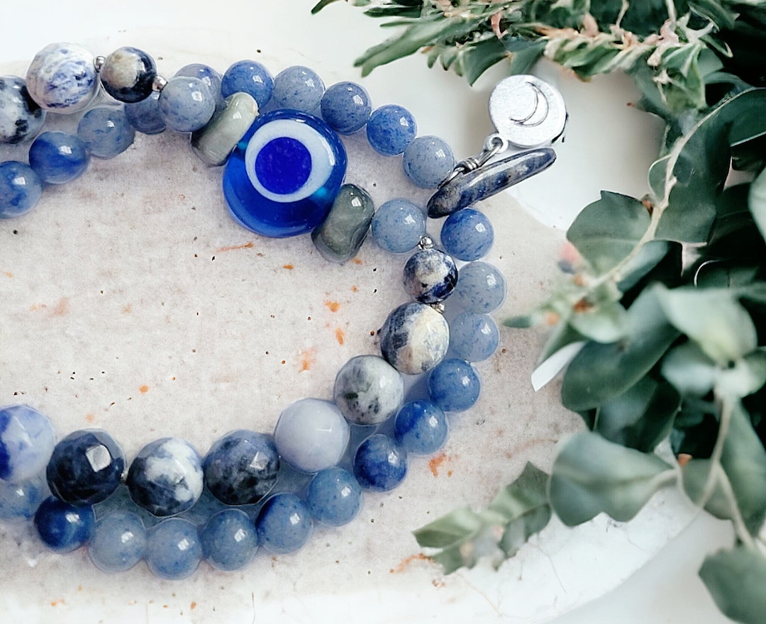 Evil Eye Bracelet Set, Greek Jewelry, Eye of Protection, Greek Eye ...