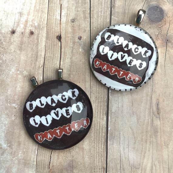 Black Lives Matter Necklace BLM Jewelry Social Justice - Etsy