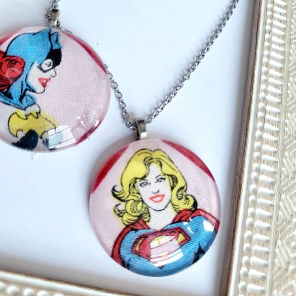 Superhero Necklace - Etsy