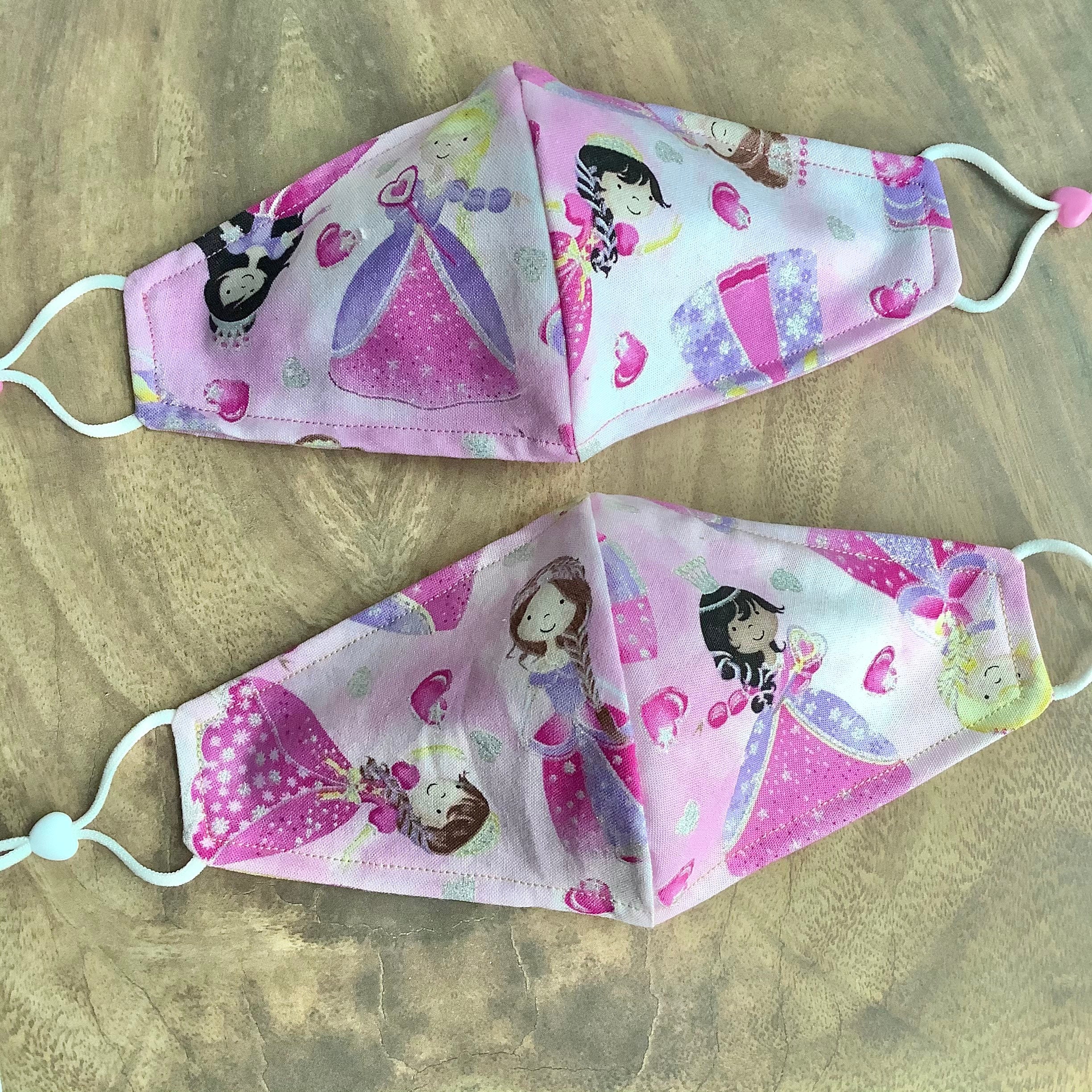 Pink Princess Mask for Children Ballerina Mask Cone Style - Etsy UK