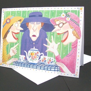 Afternoon Tea - Card for Her - Funny Ladies Card - Ladies Who Lunch - Etsy