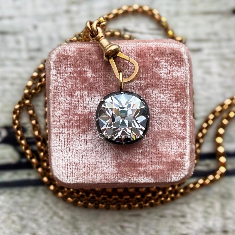 Old Mine Diamond Pear - Etsy
