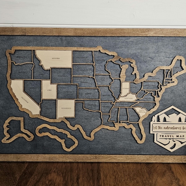 State maps - Etsy
