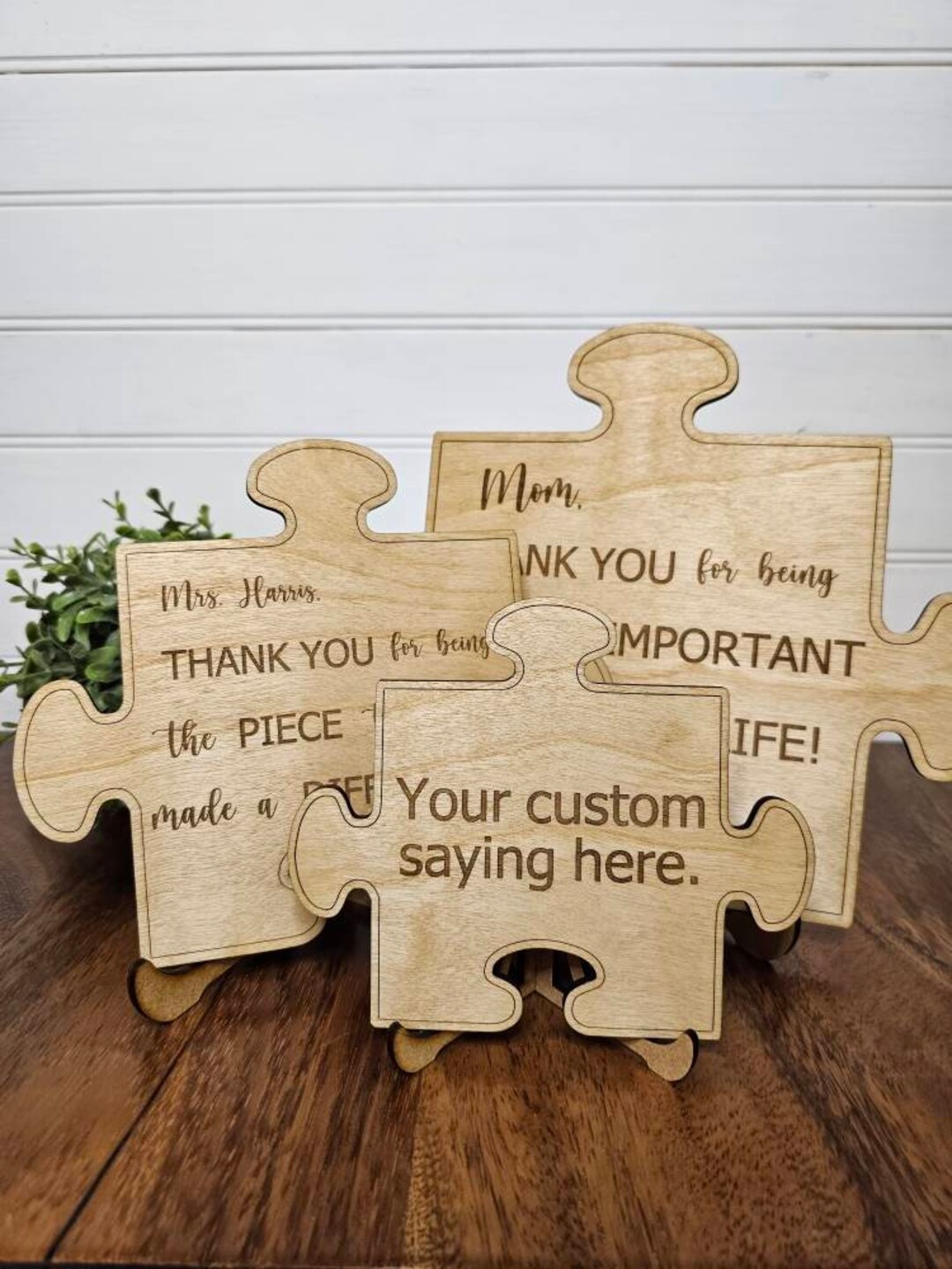 Puzzle Piece Decor, Gift for Mom, Teacher Appreciation Gift, Coworker ...
