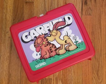 Garfield lunch box | Etsy