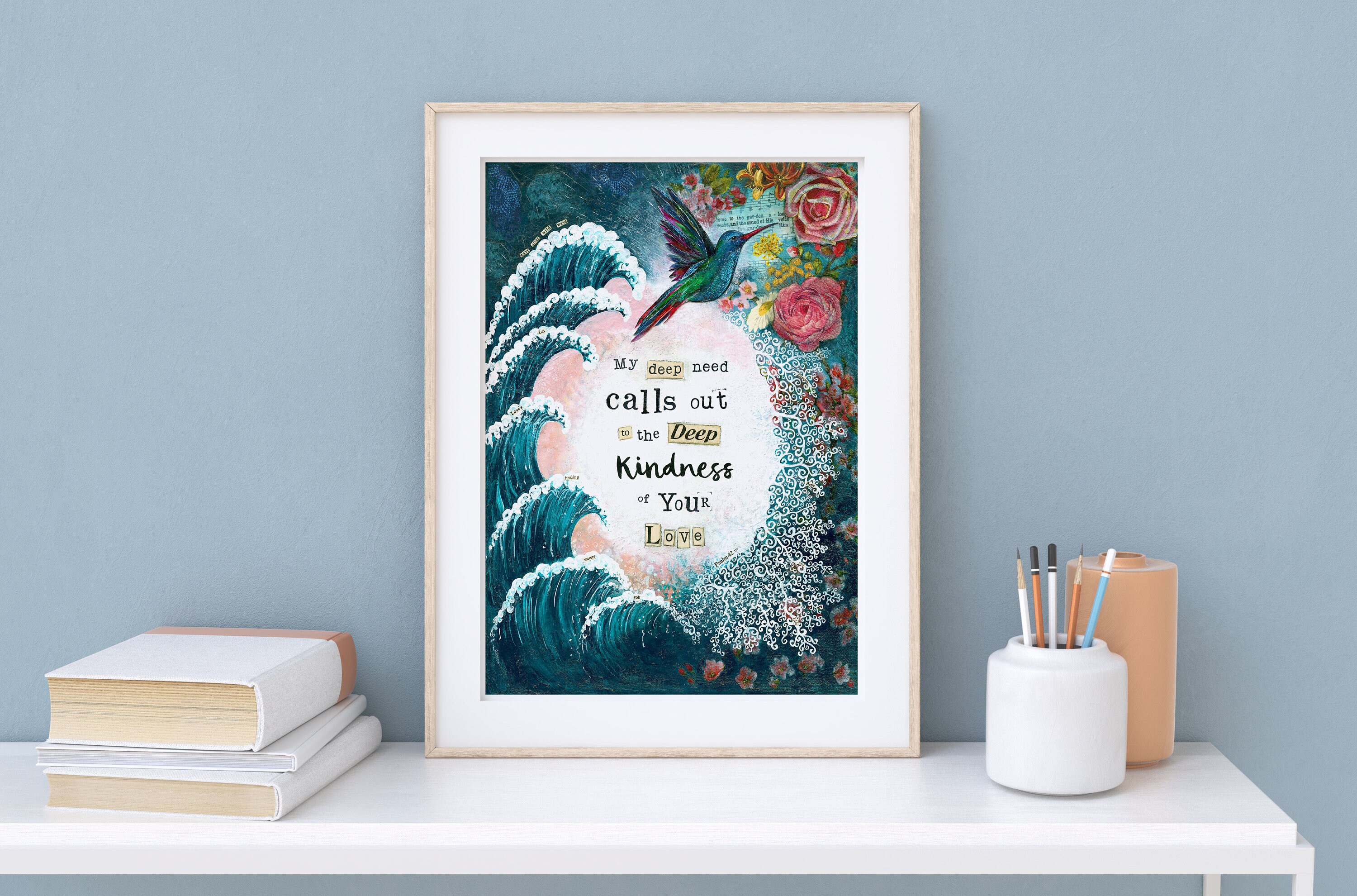 Fine Art Print 'my Deep Need Calls Out to the Deep Kindness of Your ...
