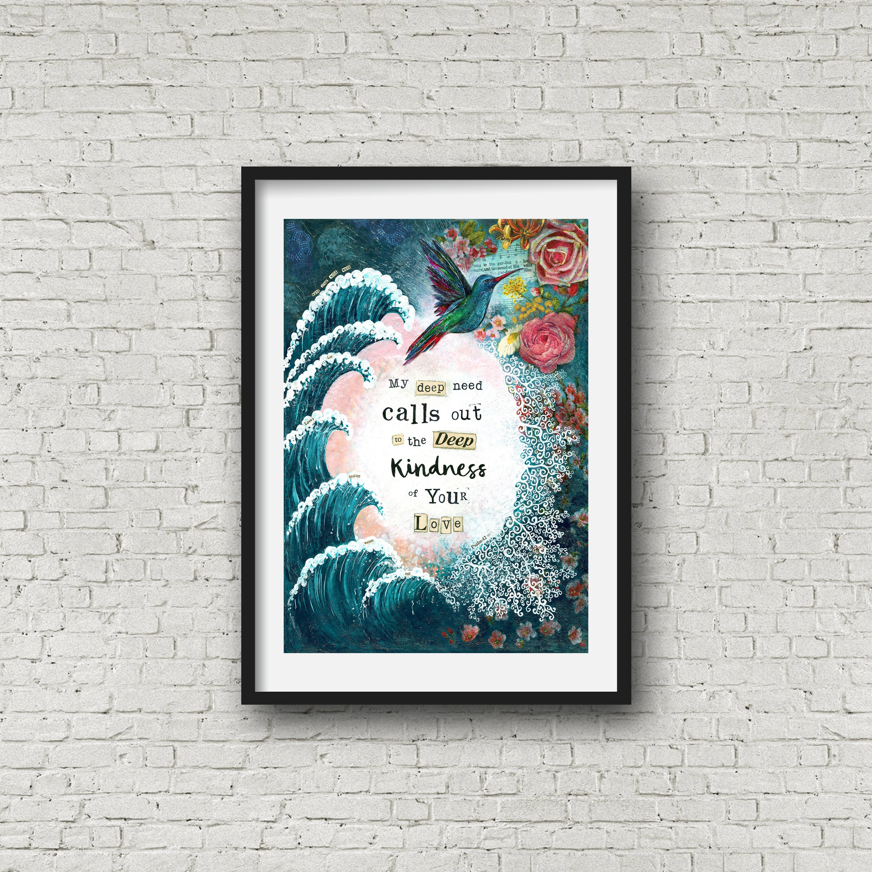 Fine Art Print 'my Deep Need Calls Out to the Deep Kindness of Your ...