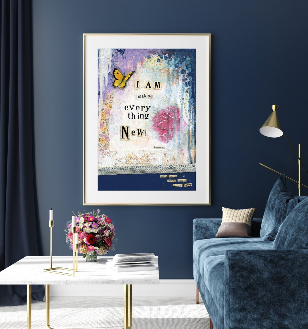 Fine Art Print 'I AM Making Everything New' Revelation - Etsy