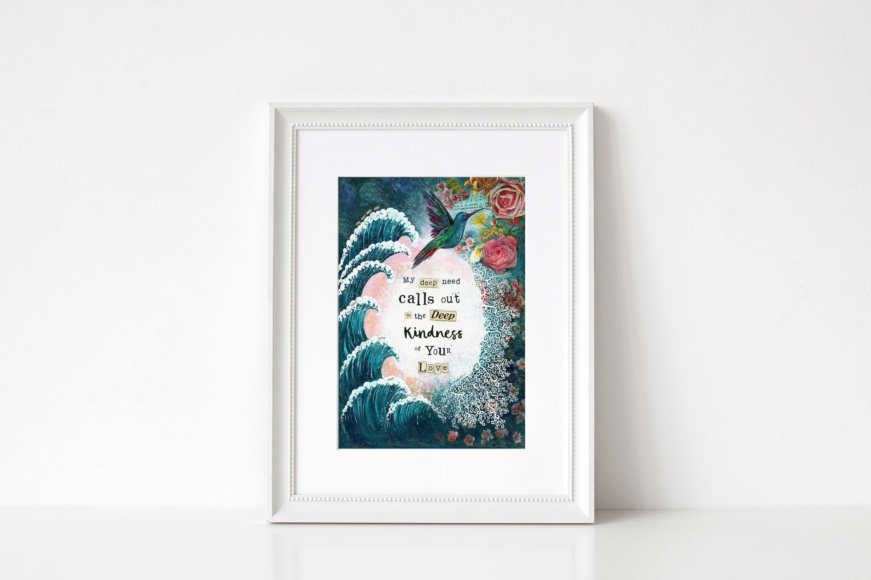 Fine Art Print 'my Deep Need Calls Out to the Deep - Etsy UK