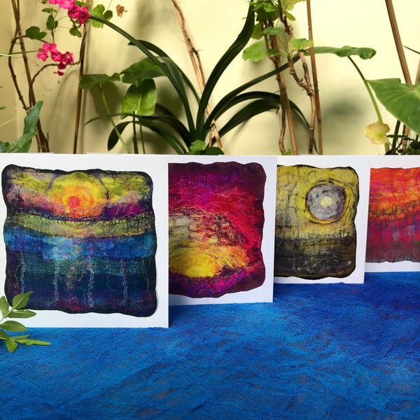 Textile Art Card - Etsy UK