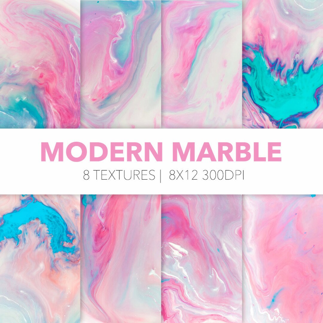 Modern Marble Digital Paper With Various Marble Pattern, Marble ...