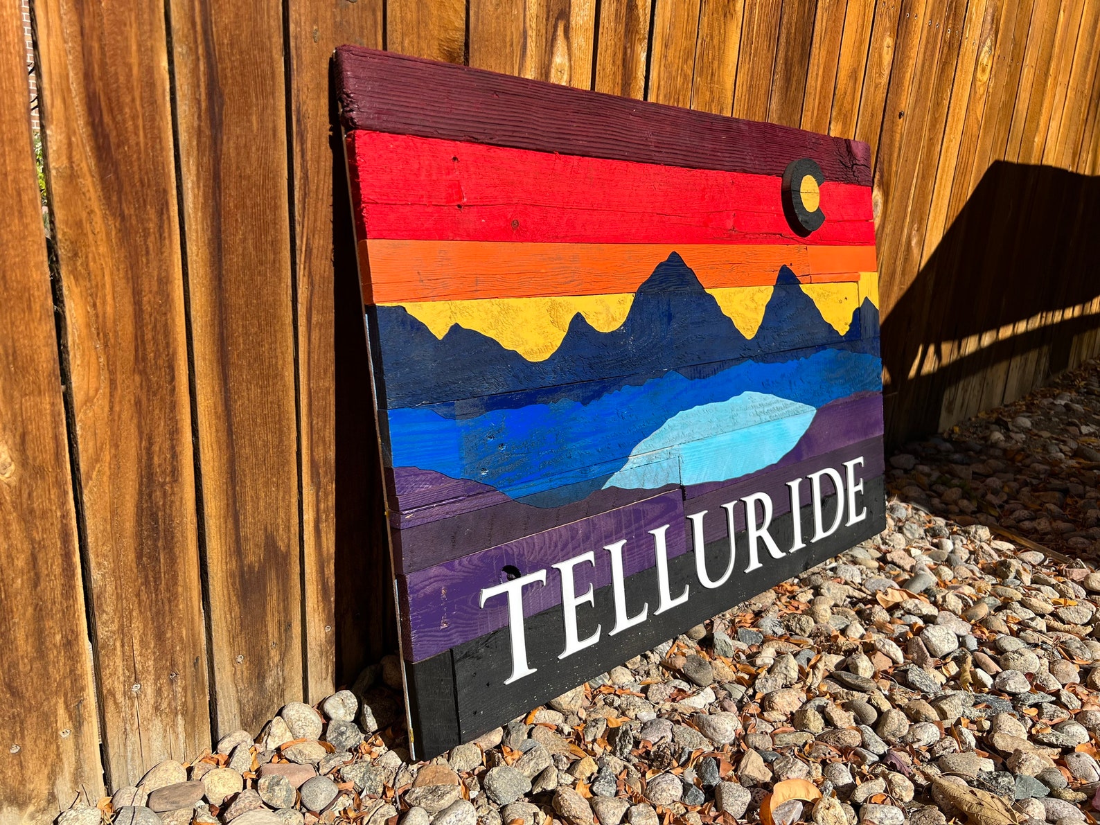 Telluride Colorado 3D Reclaimed Wood Sign - Etsy