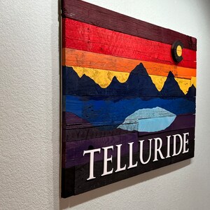 Telluride Colorado 3D Reclaimed Wood Sign - Etsy